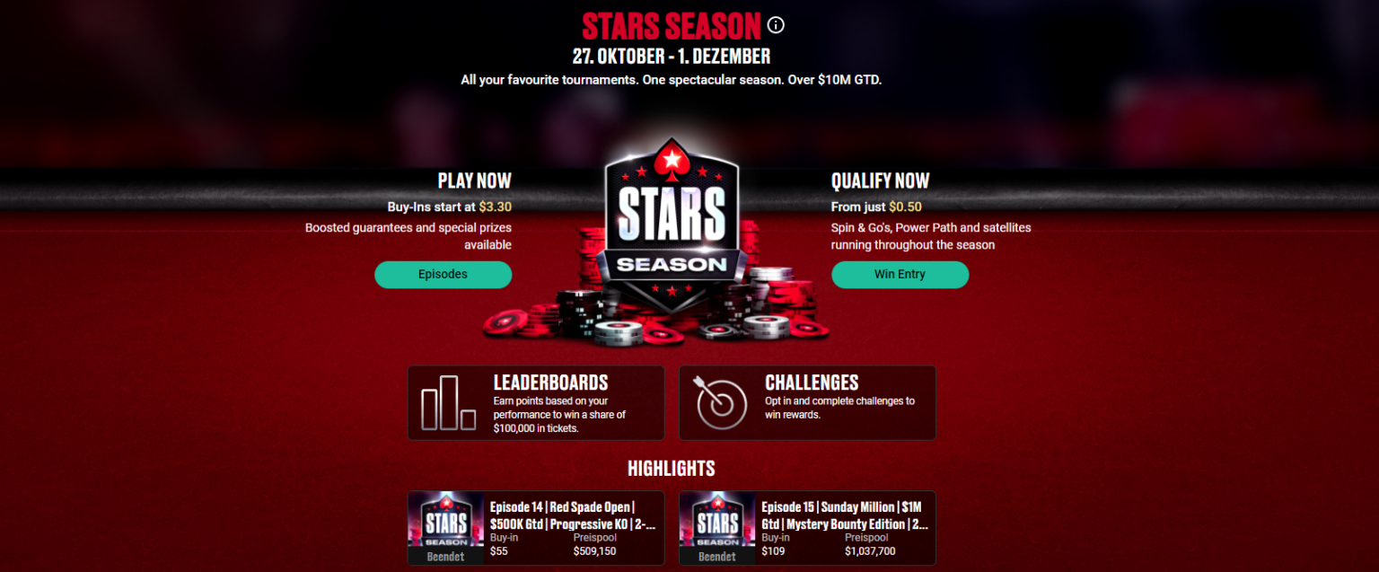 PokerStars Software News: Alle aktuellen Updates und Fehlerbehebungen ...